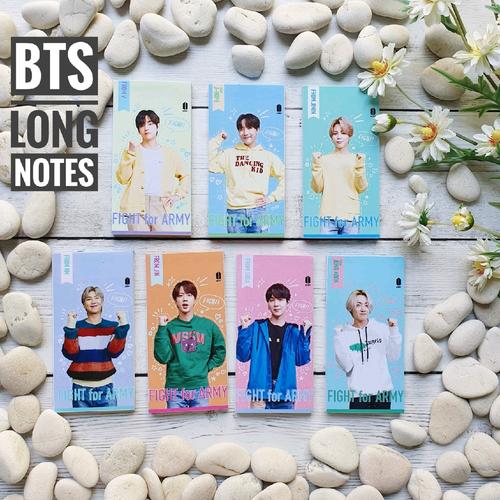 Jual BTS Kpop Army Mini Long Notes Buku Catatan Tulis Notebook Notepad ...