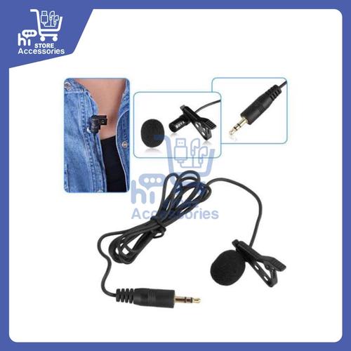 Jual Mic Clip On | Cable Microphone Youtuber Vlog 3.5mm Jack | Mikrofon ...
