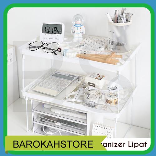Jual Rak Organizer Susun Stationary ATK Meja Kantor Lipat Kotak ...