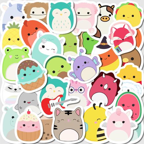 Promo 75 PCS STICKER PACK KAWAII KARTUN SQUISH MALLOW / STIKER CARTOON ...