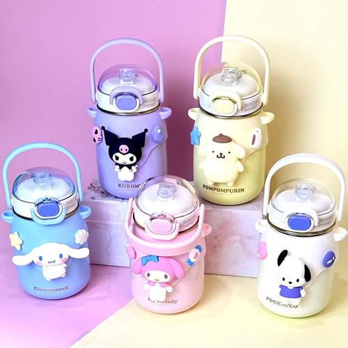 Jual BOS Botol Air Anak Sedotan Stainless 700ml/Tumblr Tahan Panas ...