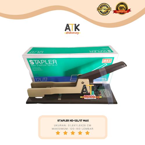 Jual Stapler HD 12-L/17 MAX ( Stapler Untuk Jilid) atk - Stapler Jilid ...