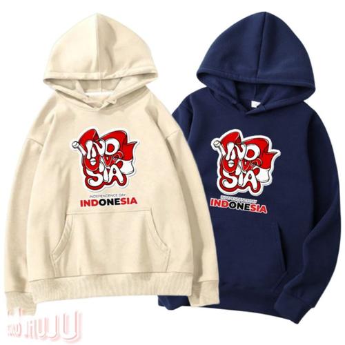 Jual Hoodie Jumper HUT RI 2023 Independence Day Indonesia Bendera ...