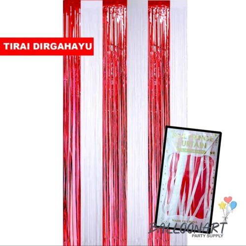 Jual [HUT RI] Tirai Merah Putih/Backdrop Dirgahayu/17 Agustus ...