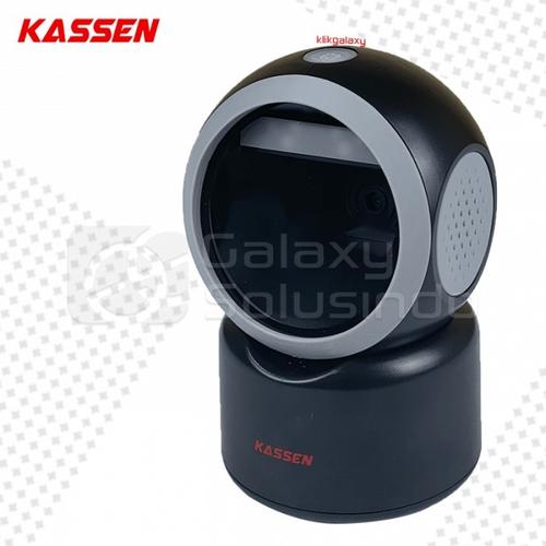 Promo KASSEN RS-720 Omni Directional 1D 2D QRIS QRCode Barcode Scanner ...