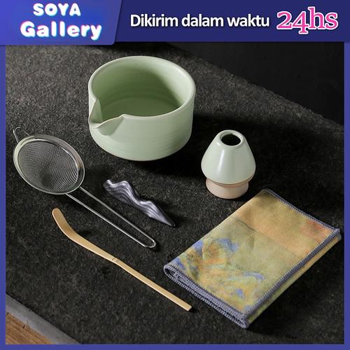 Jual 7pcs Set Peralatan Pembuatan Matcha - Mangkuk Matcha Keramik ...