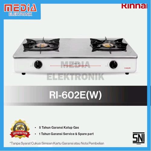Jual Rinnai kompor gas RI602E/RI602E(W) 2 tungku SNI RI 602E/ RI 602E(W) - Kota Denpasar - Media ...