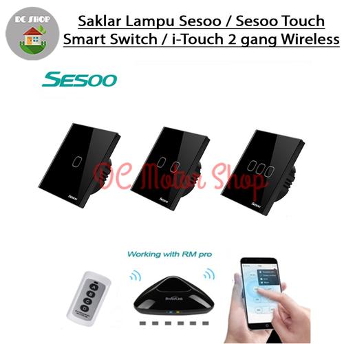 Jual Saklar Lampu / Touch smart Switch / i-Touch 3 way Wireless - Sesoo ...