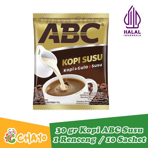 Promo ABC Kopi Susu Sachet 30 gr x 10 Sachet ( 1 Renceng ) Kopi Gula ...
