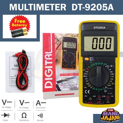 Jual Multimeter Digital DT920A Alat Pengukur Arus Listrik Avometer ...