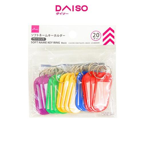 Jual Daiso Soft name key ring - Basic - 20pcs - - Jakarta Pusat - Daiso ...