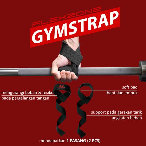 Jual Flexzone Lifting Strap FAP-003 Dumbbell Barbell Angkat Beban Strep ...