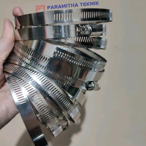 Jual Klem selang 5" / hose clamp 5 inch stainless steel penjepit selang ...