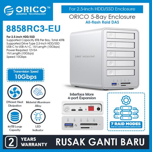 Jual ORICO 4-Bay All-Flash RAID Enclosure for 2.5-inch HDD/SSD ...