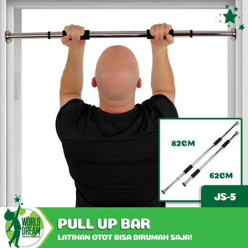 Promo Alat Pull up Bar pull up Door Chinning Bar Iron Gym Gym alat pull ...