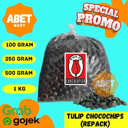 Jual Tulip Choco Chips 100 250 500 Gr 1 Kg - Coklat Chocochips 500gr ...