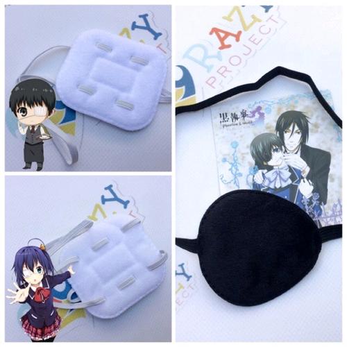 Jual Eyepatch Penutup Mata Kaneki Tokyo Ghoul Rikka Takanashi Ciel ...