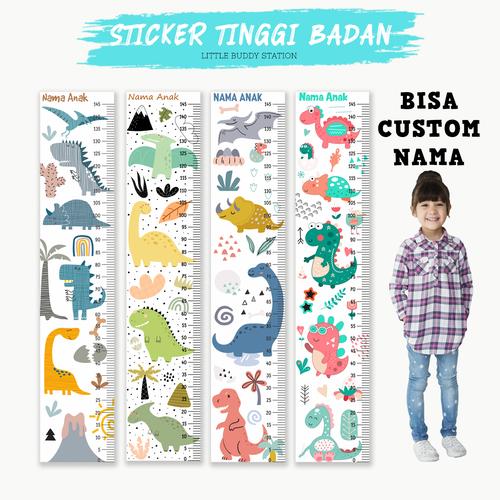 Promo Stiker Pengukur Tinggi Badan Anak SD Dinding Aesthetic - Custom ...