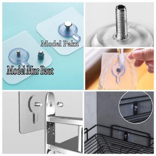 Jual Gantungan Mur Baut Paku Tempel Dinding Serbaguna Bingkai Foto Rak ...