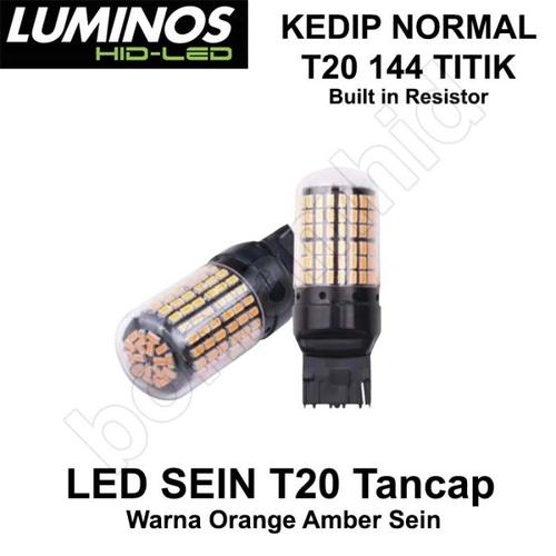 Jual Lampu LED Sein Mobil T20 S25 144 Titik CANBUS Luximos NL1 Super Terang Socket Bayonet Putar ...