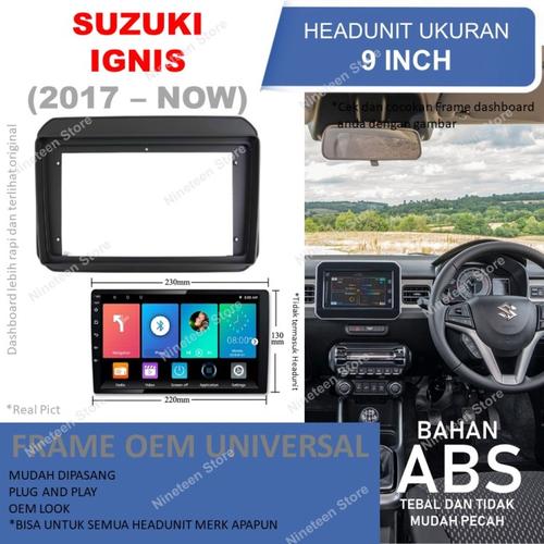 Jual Frame Headunit Android 9 inch Untuk Mobil Suzuki Ignis - 1 - Kota ...