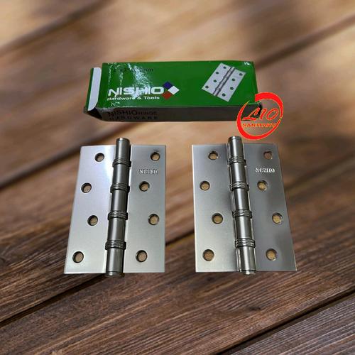 Jual Engsel Tebal Pintu 4" Inch ARS NISHIO ALPHA - SILVER SN - Jakarta ...