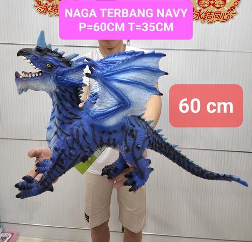 Jual MAINAN DINOSAURUS NAGA TERBANG KARET BESAR FLYING DRAGON JUMBO ...