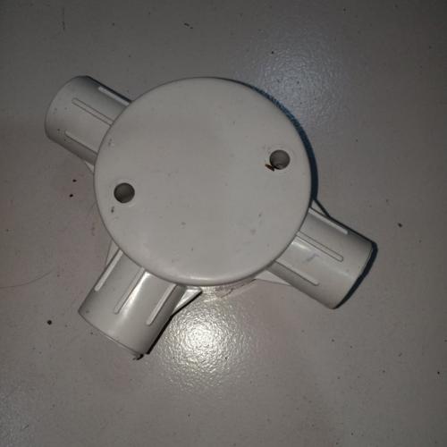 Jual T DUS BOK PENYAMBUNG JALUR KABEL PUTIH tee dus/ tdus/ tedus cabang ...