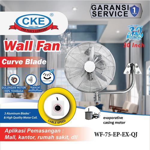 Promo CKE Wall Fan WF-75-EP-EX-QJ 30 Inch Kipas Angin Dinding Tembok ...