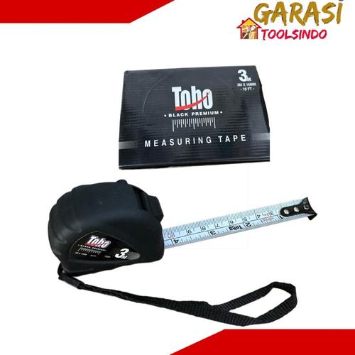Jual Meteran 3 meter TOHO BLACK PREMIUM meteran tangan meteran tarik meteran toho - Kota ...
