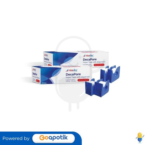 Jual STARDEC DECAPORE PAPER TAPE WITH DISPENSER 2,5 CM X 9,1 M BOX 12 ...