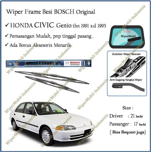 Jual Wiper Frame Besi Honda Civic Genio 1991 1992 1993 1994 1995 - Kab ...