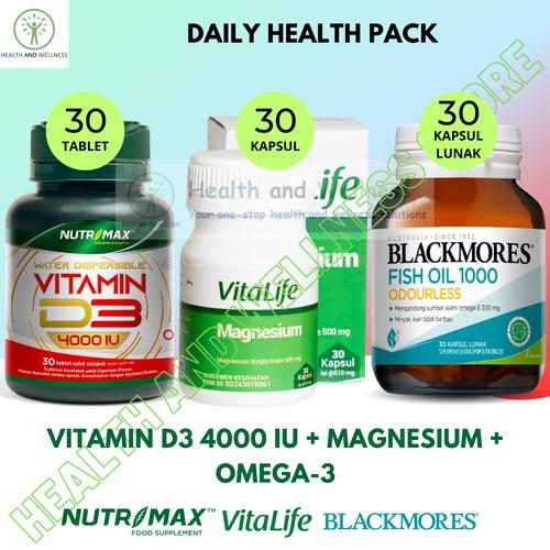 Jual BLACKMORES FISH OIL ODOURLESS KAPSUL LUNAK NUTRIMAX VITAMIN D3 ...