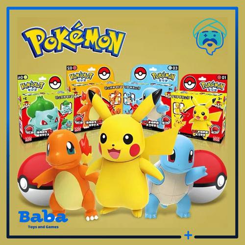 Jual LDCX Pokemon Pokeball Assembly Figure DIY Toys / Mainan Figur ...