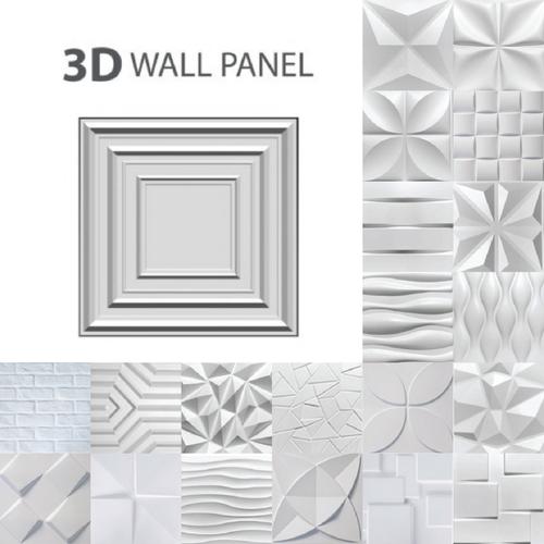 Jual 3D Wall Panel PVC / Ukuran 50 cm x 50 cm / Dekorasi Dinding ...