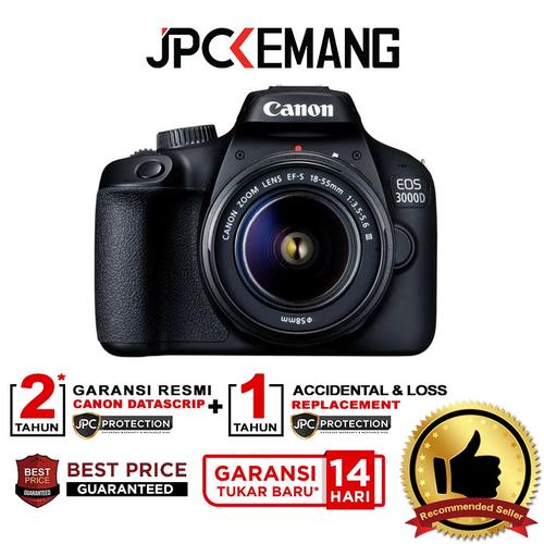 Promo Canon EOS 3000D kit 18-55mm Kamera DSLR Canon 3000 D 18-55 mm ...