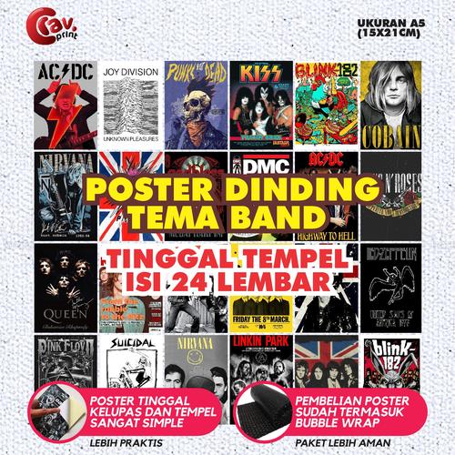 Promo poster sticker band isi 24 lembar - band series - Kab. Sleman ...