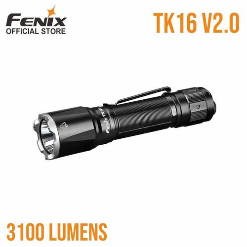 Promo Fenix Senter Led TK16 V2.0 Black Tactical Flashlight Terang 3100 ...