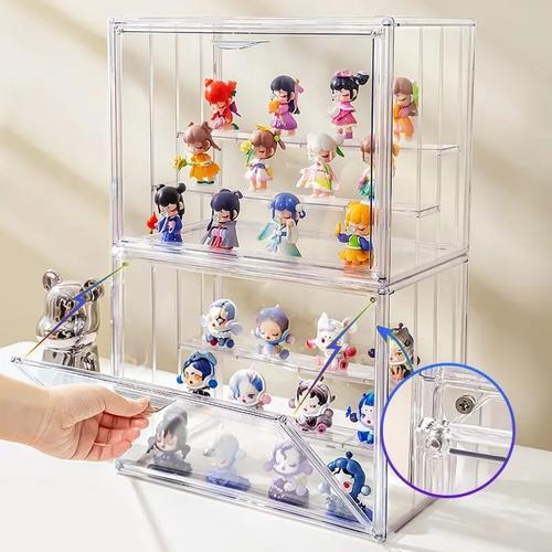Promo Action Figure Box Display Box Full Acrylic Box Pop Mart Blind Box ...