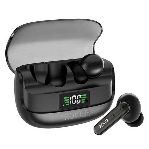 Promo Tws Roker Phantom ANC+ENC Bass Earbud Peredam Bluetooth Earphones ...