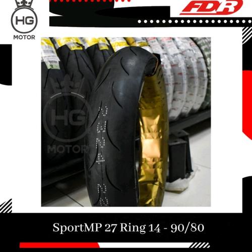 Jual FDR sport MP 27 90/80 ring 14 ban motor kering soft compound - Kab ...