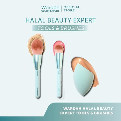 Jual Wardah Halal Tool Brush – Wardah Buff & Blend Brush, Wardah Set ...