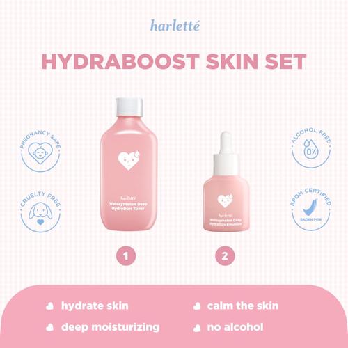 Promo Harlette Waterymelon Bundle | Untuk Kulit Dehidrasi dan Acne ...
