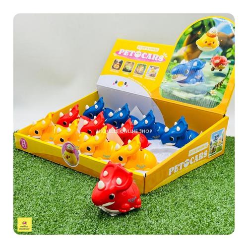 Jual MICHELLE ONLINE SHOP MAINAN MINI DINOSAURUS PRESS CAR - PRESS CAR ...