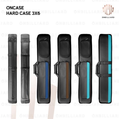 Jual ONcase Tas Stick Billiard 3x6 Cue Case Billiard PU Leather 3 Butt ...