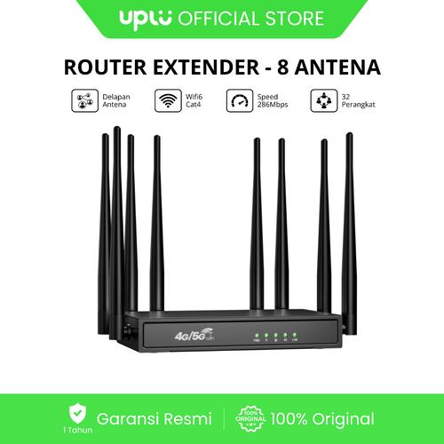 Promo UPLU PZ6 Router 4G WiFi Extender 8 Antena High Speed 286 Mbps ...