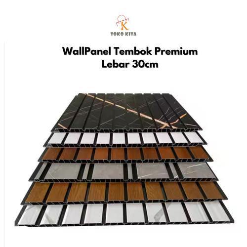Promo Wood Panel Lebar 30cm Dekorasi Rumah Mewah / Wallpanel Panel ...