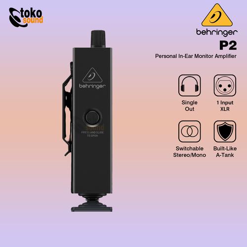 Jual Behringer P2 Ultra-Compact Personal In-Ear Monitor Amplifier ...