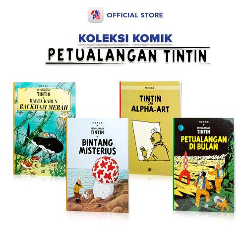 Jual Buku Komik Petualangan Tintin Seri Harta Karun Rackham Merah ...