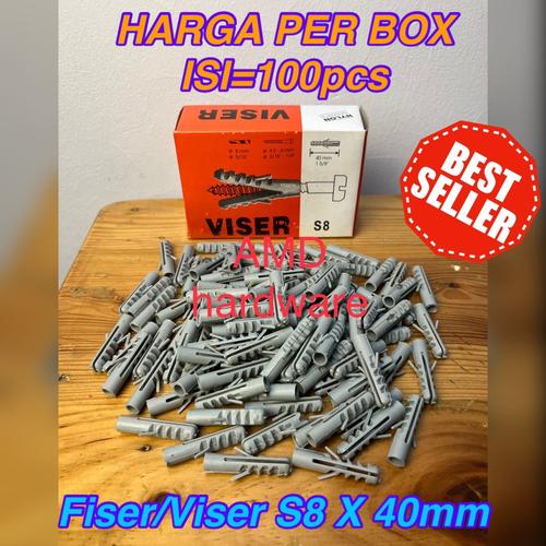 Jual FISER VISER S6 S8 S10 S12 Penahan Baut Sekrup Piser S 6 8 10 12 mm skrup Anchor Bolt Angkur ...